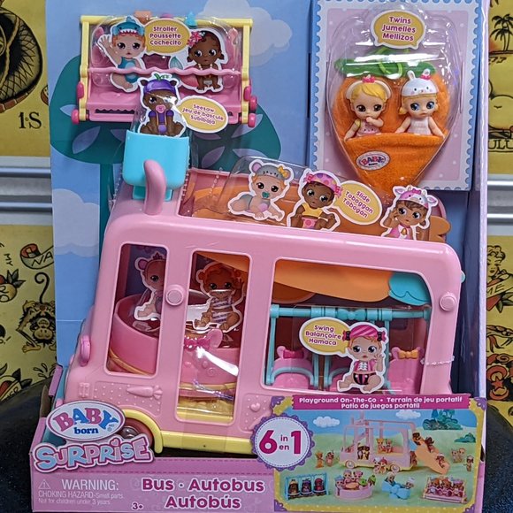 Baby Born Surprise | Toys | Baby Born Surprise Mini Babies Bus | Poshmark